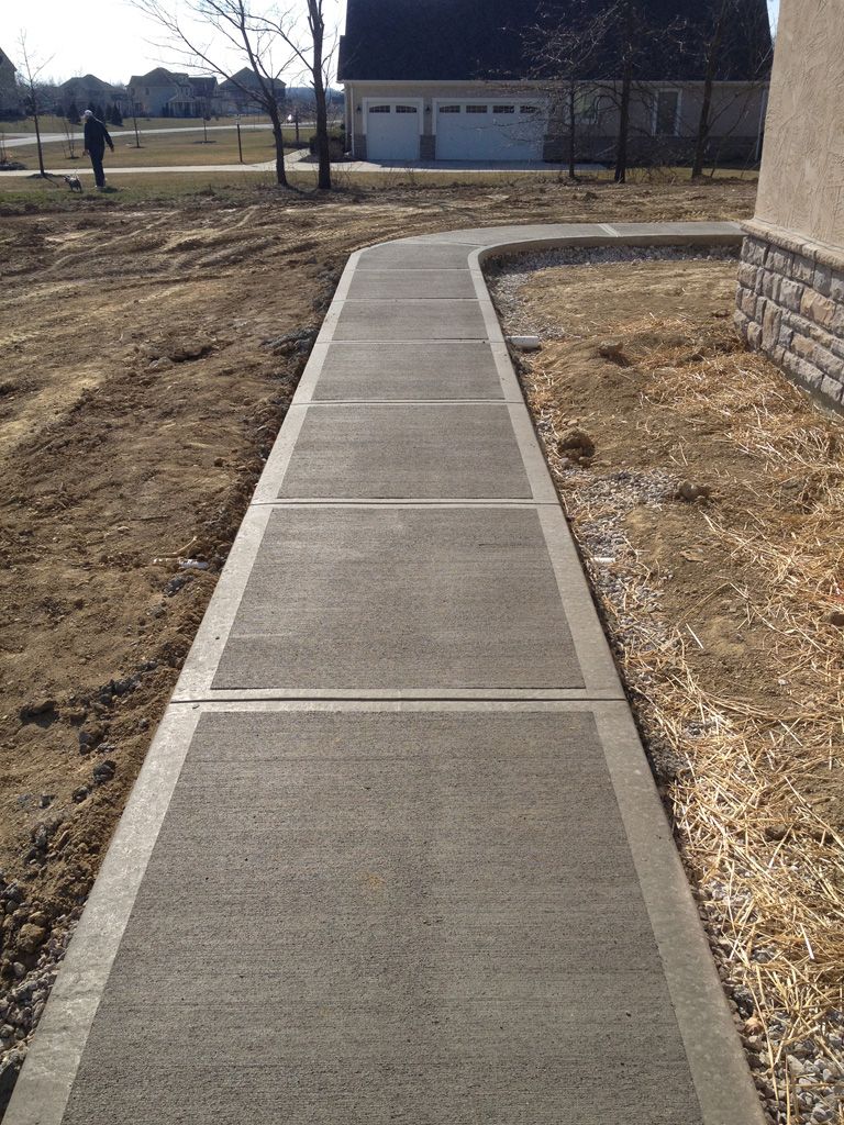 Concrete walkway options for Calgary - Chinook Landscaping Calgary